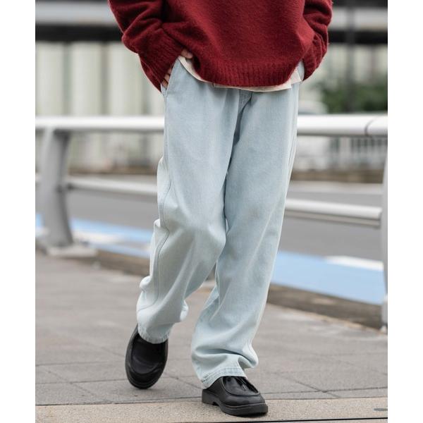 『セール実施中』ZOZO問い合わせ番号:91617236ショップ:WEGO，ウィゴーブランド:WEGO，ウィゴー商品名:WEGO/デニムイージーストレートパンツカテゴリ:パンツ>デニムパンツブランド品番:WE25SS02-M0003素...