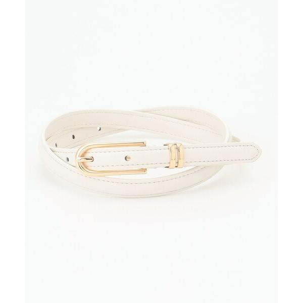 『セール実施中』ZOZO問い合わせ番号:91648839ショップ:ANY，エニィブランド:ANY，エニィ商品名:ナローベルトカテゴリ:ファッション雑貨>ベルトブランド品番:YRZ2GS0200素材:オフ/ブラック：合成皮革原産国:中国...