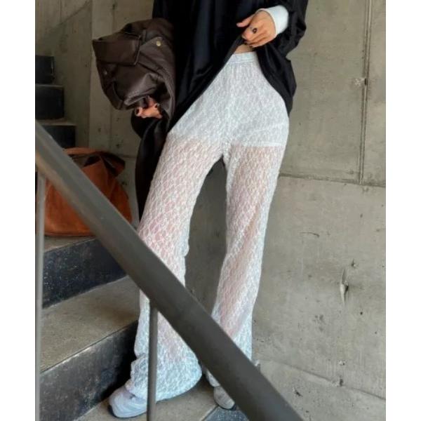 ZOZO問い合わせ番号:91710893ショップ:CELENA，セレナブランド:ampm，エーエムピーエム商品名:カットレースシアーフレアパンツカテゴリ:パンツ>その他パンツブランド品番:KME-036素材:ポリエステル100%原産国...