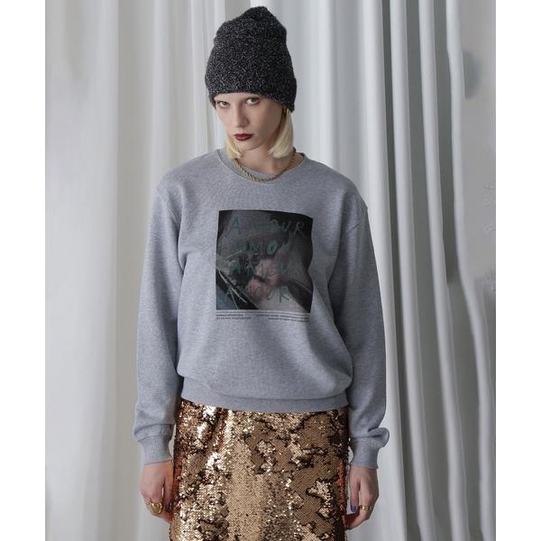 『セール実施中』ZOZO問い合わせ番号:91711591ショップ:ROSE BUD，ローズバッドブランド:ROSE BUD，ローズバッド商品名:【WEB・一部店舗限定】PHOT PRINT SWEATカテゴリ:トップス>スウェットブラ...