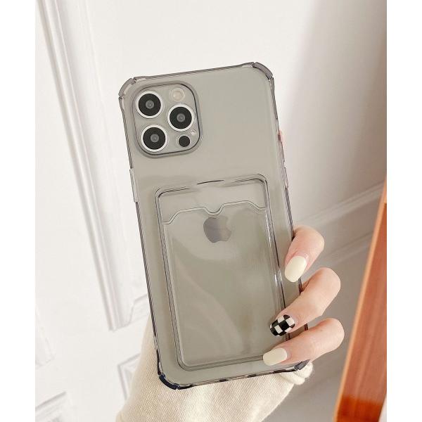 ZOZO問い合わせ番号:91711913ショップ:Fun &amp; Daily，ファンアンドデイリーブランド:Fun &amp; Daily，ファンアンドデイリー商品名:Clear iPhone Case ＆ Card Holder iP...