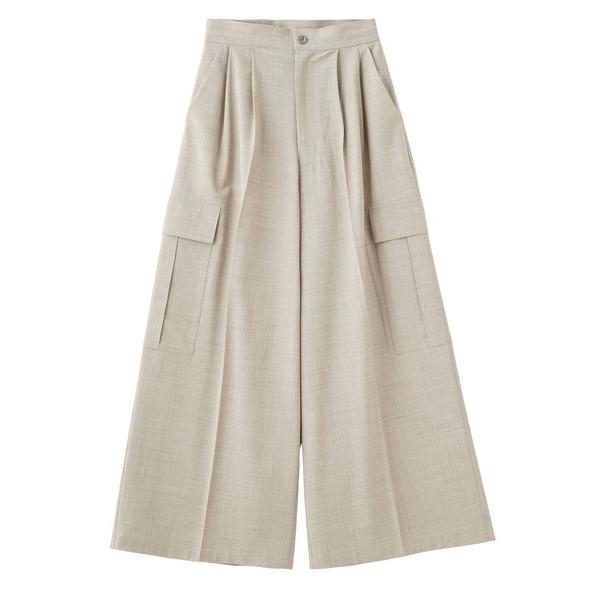 『セール実施中』ZOZO問い合わせ番号:91712022ショップ:ROSE BUD，ローズバッドブランド:ROSE BUD，ローズバッド商品名:(CREOLME)SUITING WIDE PANTSカテゴリ:パンツ>その他パンツブラン...