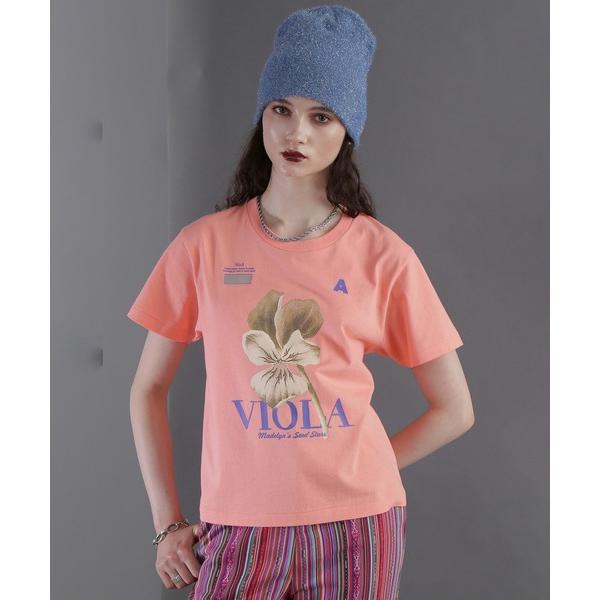 『セール実施中』ZOZO問い合わせ番号:91712226ショップ:ROSE BUD，ローズバッドブランド:ROSE BUD，ローズバッド商品名:(mag.by c)フラワーグラフィックTシャツカテゴリ:トップス>Tシャツ/カットソーブ...