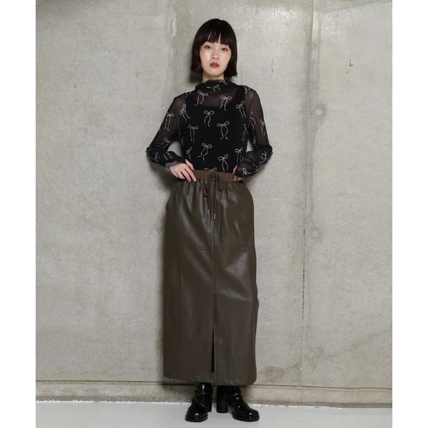 『タイムセール実施中』ZOZO問い合わせ番号:91712984ショップ:ROSE BUD，ローズバッドブランド:CHIGNON，シニヨン，ROSE BUD，ローズバッド商品名:(CHIGNON)フェイクレザースカートカテゴリ:スカート&gt...