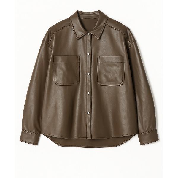 『タイムセール実施中』ZOZO問い合わせ番号:91744568ショップ:ROSE BUD，ローズバッドブランド:CHIGNON，シニヨン，ROSE BUD，ローズバッド商品名:(CHIGNON)フェイクレザージャケットカテゴリ:ジャケット/...