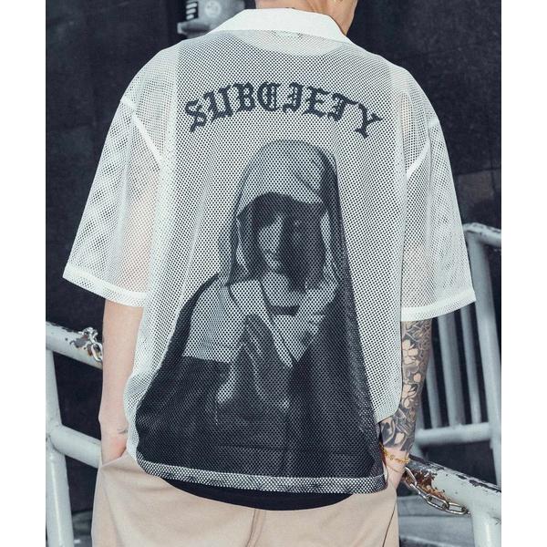 『セール実施中』ZOZO問い合わせ番号:91746641ショップ:Subciety，サブサエティブランド:Subciety，サブサエティ商品名:Hexagonal mesh shirtカテゴリ:トップス>シャツ/ブラウスブランド品番:...