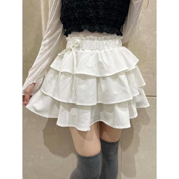 ZOZO問い合わせ番号:91747317ショップ:WEGO，ウィゴーブランド:PHILLY，フィリー，WEGO，ウィゴー商品名:【PHILLY】サイドリボンティアードミニスカートカテゴリ:スカート>スカートブランド品番:PWC25SS...