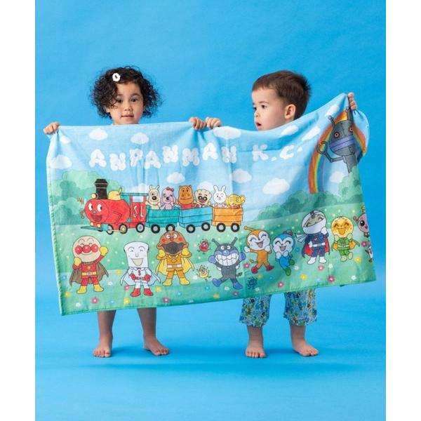 ZOZO問い合わせ番号:91747934ショップ:BANDAI APPAREL SHOP，バンダイアパレルショップブランド:ANPANMAN KIDS COLLECTION，アンパンマンキッズコレクション商品名:みんなお外で集合柄バスタオル...