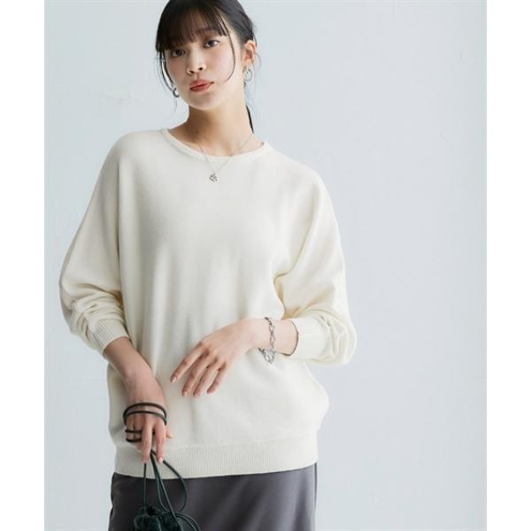 『タイムセール実施中』ZOZO問い合わせ番号:91748209ショップ:nissen，ニッセンブランド:nissen，ニッセン商品名:洗えるボートネックドルマンニット【毛玉になりにくいふんわりもちもち素材】カテゴリ:トップス>ニット/...