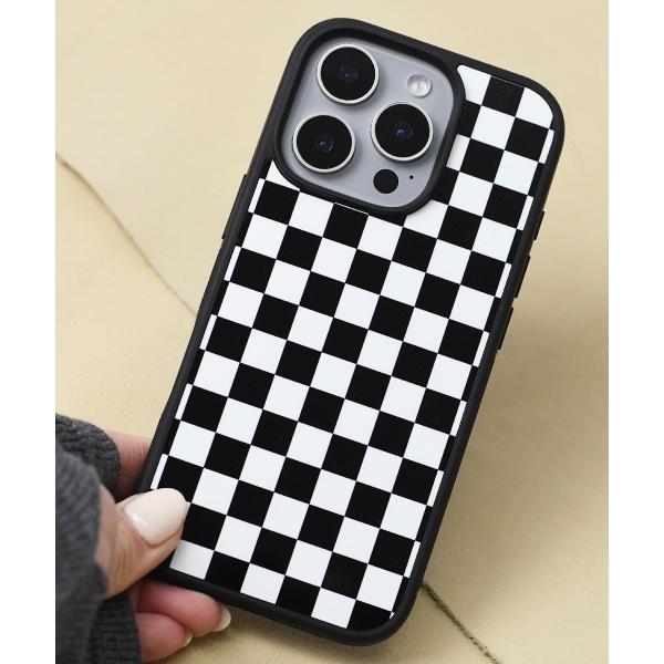 ZOZO問い合わせ番号:91748682ショップ:Fun &amp; Daily，ファンアンドデイリーブランド:Fun &amp; Daily，ファンアンドデイリー商品名:Checker Soft iPhone Case 15 16 Plu...