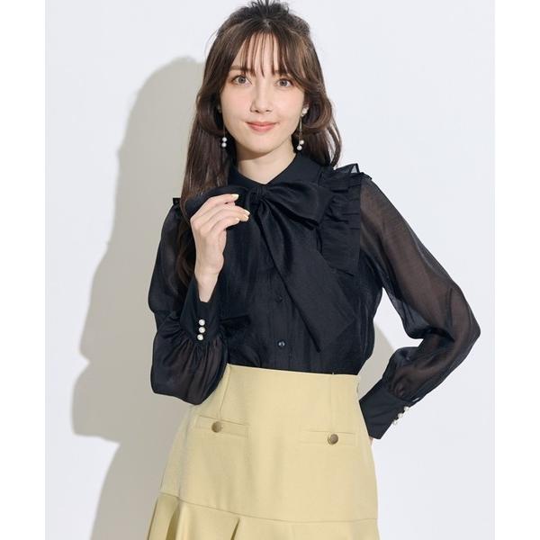 『セール実施中』ZOZO問い合わせ番号:91779601ショップ:SWINGLE，スウィングルブランド:SWINGLE，スウィングル商品名:クレリックショルダータックフリルブラウスカテゴリ:トップス>シャツ/ブラウスブランド品番:20...