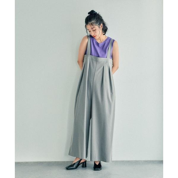 『セール実施中』ZOZO問い合わせ番号:91779966ショップ:LEPSIM，レプシィムブランド:LEPSIM，レプシィム商品名:TRワイドサロペット　284135カテゴリ:オールインワン・サロペット>サロペット/オーバーオールブラ...