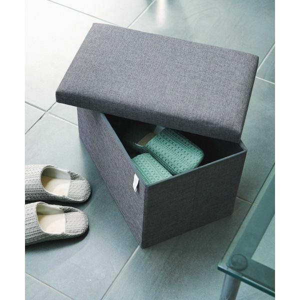 ZOZO問い合わせ番号:91780097ショップ:LAKOLE，ラコレブランド:LAKOLE，ラコレ商品名:【収納力抜群・椅子にもなる】ストレージスツール[モノクロ](W48cm) / 284427カテゴリ:インテリア>収納グッズブラ...