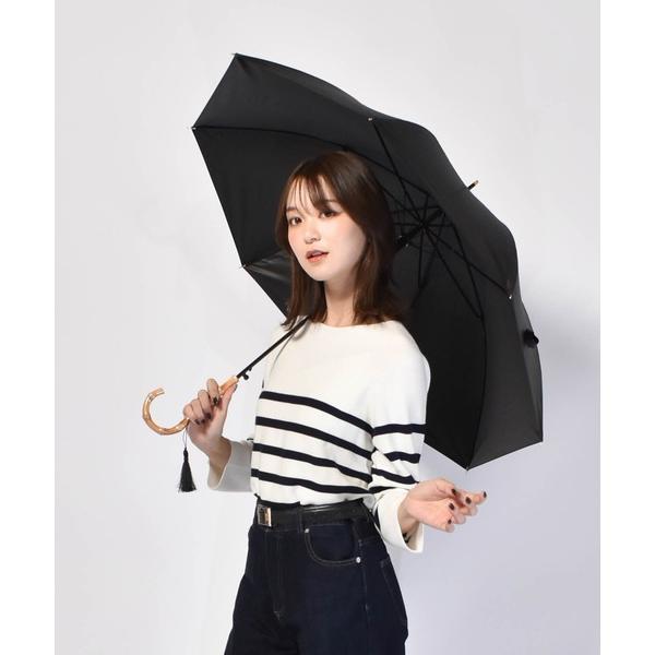 ZOZO問い合わせ番号:91780768ショップ:Waterfront，ウォーターフロントブランド:Waterfront，ウォーターフロント商品名:サンシェイドロング竹手元 55cm　晴雨兼用傘 日傘 雨傘カテゴリ:ファッション雑貨>...