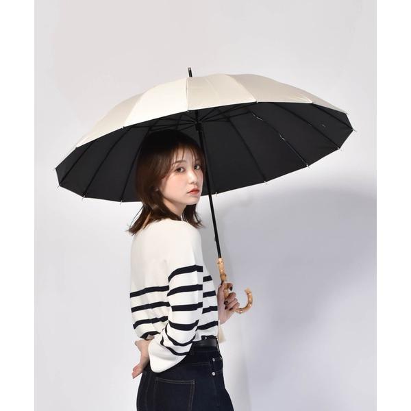 ZOZO問い合わせ番号:91780775ショップ:Waterfront，ウォーターフロントブランド:Waterfront，ウォーターフロント商品名:16K花びらき竹手元 55cm　日傘　雨傘　兼用カテゴリ:ファッション雑貨>長傘ブラン...