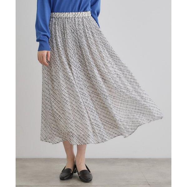 『タイムセール実施中』ZOZO問い合わせ番号:91781494ショップ:grove，グローブブランド:grove，グローブ商品名:ツイーディチェックオーガンジースカートカテゴリ:スカート>スカートブランド品番:768-72011-20...