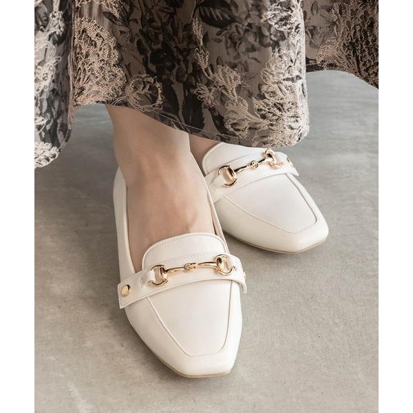 ZOZO問い合わせ番号:91782554ショップ:RANDA，ランダブランド:RANDA，ランダ商品名:3WAY ベルトデザインローファーカテゴリ:シューズ>ローファーブランド品番:PH35228素材:ブラック・アイボリー⇒合成皮革（...