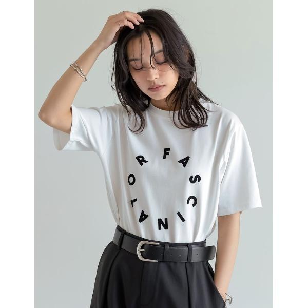 ZOZO問い合わせ番号:91813922ショップ:Re:EDIT，リエディブランド:Re:EDIT，リエディ商品名:[2025SS COLLECTION][接触冷感][UVカット][紫外線対策]サークルロゴTシャツカテゴリ:トップス>...