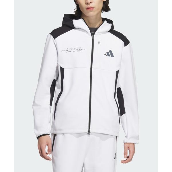 『タイムセール実施中』ZOZO問い合わせ番号:91814102ショップ:adidas，アディダスブランド:adidas，アディダス商品名:Adptn レギュラーフィット テクスチャード ダブルニット フード付きトラックジャケット / アディ...