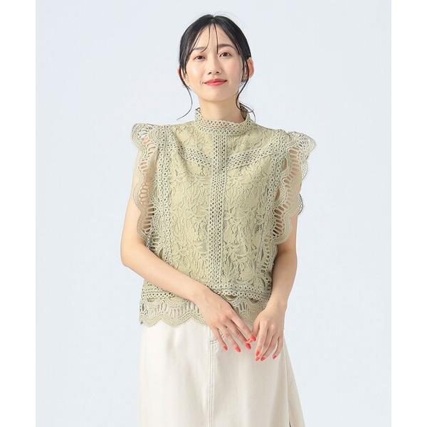 『セール実施中』ZOZO問い合わせ番号:91814690ショップ:BEAMS HEART，ビームスハートブランド:BEAMS HEART，ビームスハート商品名:マルチレース ハイネック プルオーバーカテゴリ:トップス>Tシャツ/カット...