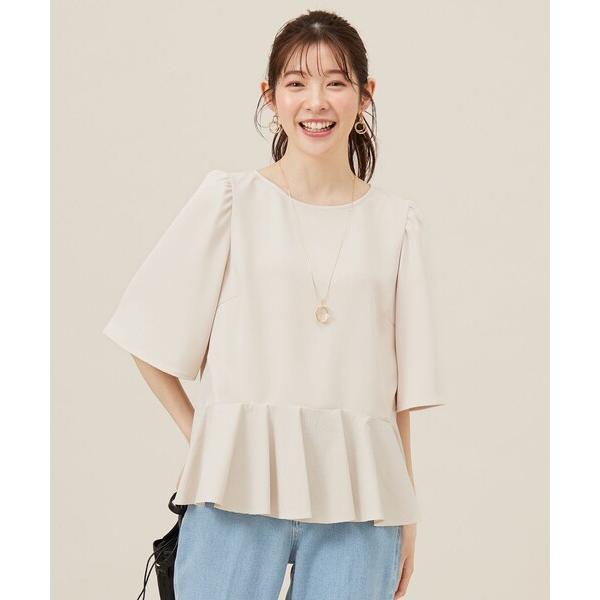 『セール実施中』ZOZO問い合わせ番号:91814797ショップ:ANY SIS，エニィ スィスブランド:ANY SIS，エニィスィス商品名:コンフォートイージーペプラム  ブラウスカテゴリ:トップス>シャツ/ブラウスブランド品番:B...