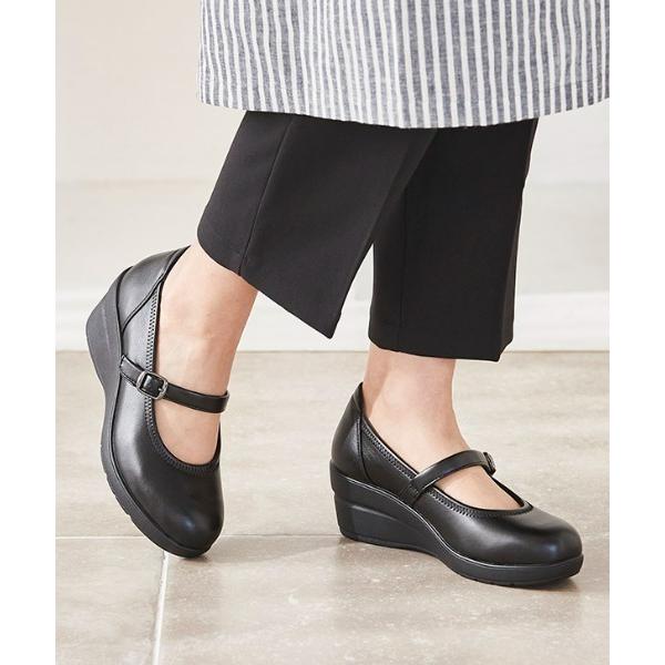 ZOZO問い合わせ番号:91817032ショップ:ASICS Trading Co.，Ltd，アシックストレーディングブランド:Lady worker，レディワーカー商品名:立ち仕事に！ウエッジソール | 長さ調節可能な隠しゴム付きベルトカ...