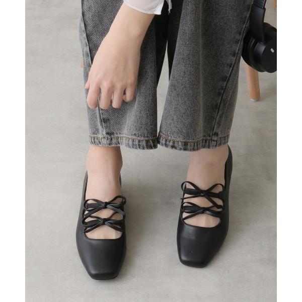 『タイムセール実施中』ZOZO問い合わせ番号:91817845ショップ:Ada.，エイダブランド:DEMETER，デメテル商品名:スクエアトゥ ダブルリボン ストラップ パンプスカテゴリ:シューズ>パンプスブランド品番:dem3074...