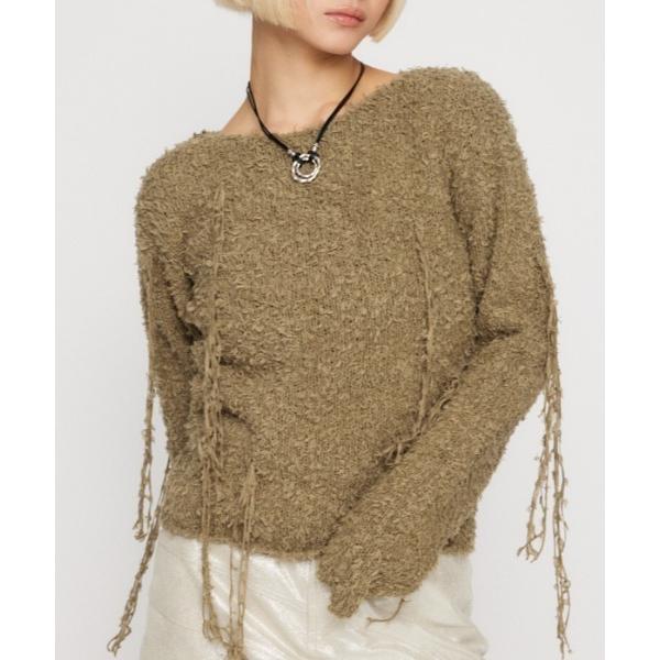 『セール実施中』ZOZO問い合わせ番号:91817970ショップ:LAGUA GEM，ラグア ジェムブランド:LAGUA GEM，ラグアジェム商品名:BUMPY DROP YARN ニットカテゴリ:トップス>ニット/セーターブランド品...