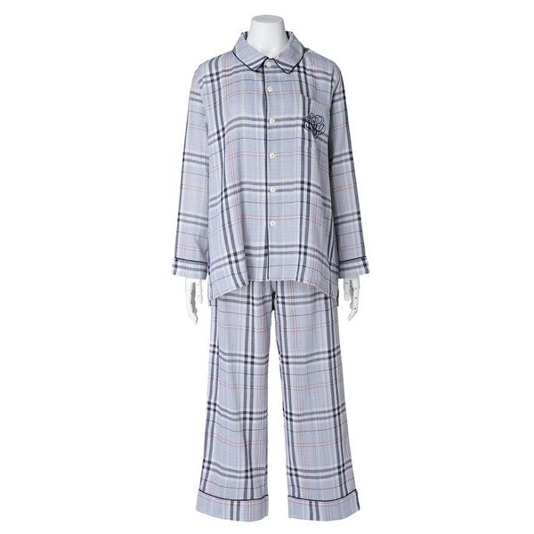 『タイムセール実施中』ZOZO問い合わせ番号:91849237ショップ:KID BLUE，キッドブルーブランド:KID BLUE，キッドブルー商品名:キッドブルー -Ｗガーゼラインチェック -長袖パジャマ -KUBK509 -kidblue...