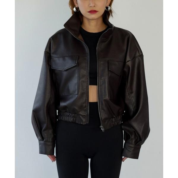 『セール実施中』ZOZO問い合わせ番号:91850875ショップ:My shawty，マイシャウティーブランド:My shawty，マイシャウティー商品名:f/leather short blousonカテゴリ:ジャケット/アウター>...