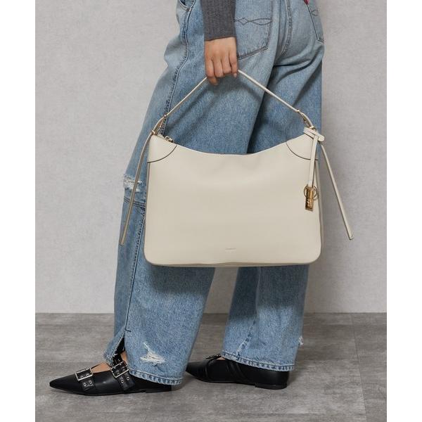 『セール実施中』ZOZO問い合わせ番号:91861574ショップ:style code，スタイルコードブランド:Ungrid，アングリッド商品名:【Ungrid/アングリッド】シンプルスムース　プレートチャーム付ラージショルダーバッグカテゴ...