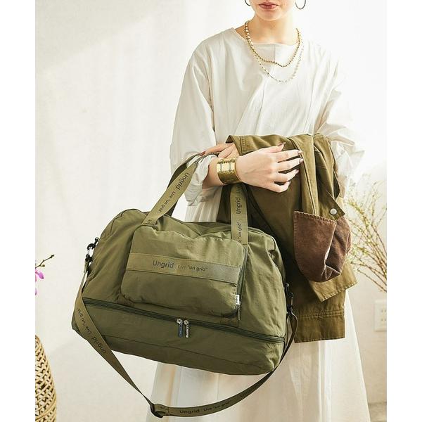 『タイムセール実施中』ZOZO問い合わせ番号:91874226ショップ:style code，スタイルコードブランド:Ungrid，アングリッド商品名:【Ungrid/アングリッド】7ポケット多機能トラベルラージボストンバッグ(折り畳み収納...