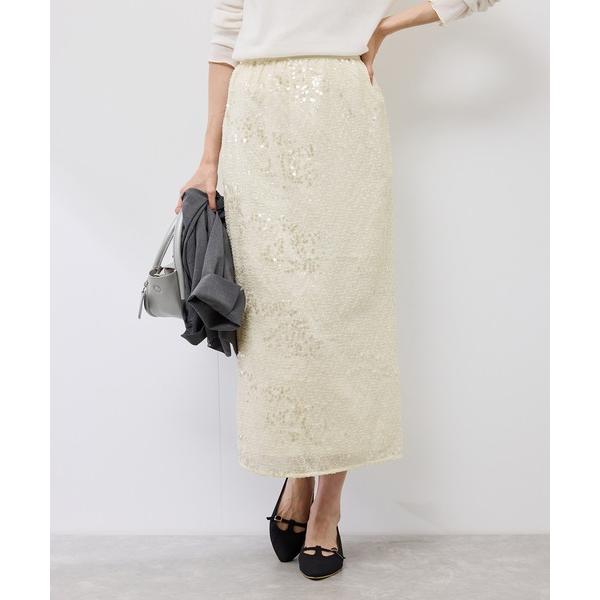 『セール実施中』ZOZO問い合わせ番号:91884080ショップ:ROPE' PICNIC，ロぺピクニックブランド:ROPE' PICNIC，ロペピクニック商品名:スパンコールアイラインスカートカテゴリ:スカート>スカートブランド品番...