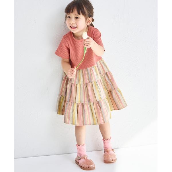 『タイムセール実施中』ZOZO問い合わせ番号:91914580ショップ:pairmanon，ペアマノンブランド:pairmanon，ペアマノン，coucou manon，ククゥ マノン商品名:【ふんわりワッフル】【リンクコーデ】ティアード切...