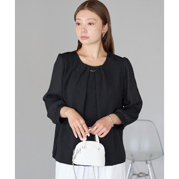 『タイムセール実施中』ZOZO問い合わせ番号:91945249ショップ:Bonjour Sagan，ボンジュールサガンブランド:RIRIYANO，リリヤーノ，Bonjour Sagan，ボンジュールサガン商品名:シアー袖ジョーゼットブラウス...