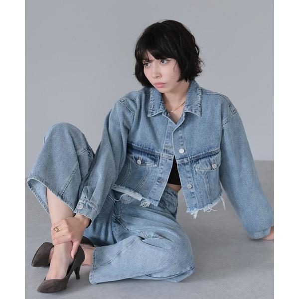 『タイムセール実施中』ZOZO問い合わせ番号:91945473ショップ:Bonjour Sagan，ボンジュールサガンブランド:SOTT，ソット，Bonjour Sagan，ボンジュールサガン商品名:Denim Set-up  デニムセット...