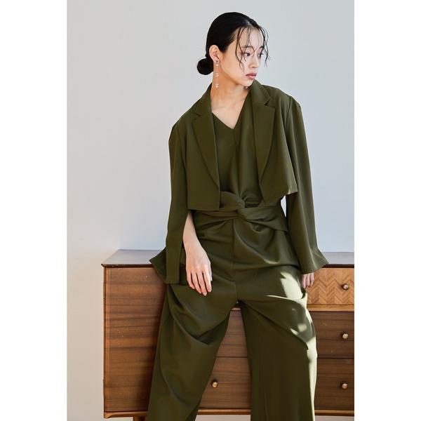 ZOZO問い合わせ番号:91946783ショップ:bflat，ビーフラットブランド:niana，ニアナ，et.UNiVER，エトユニベール商品名:プラクティカルショートジャケットセットアップ 2点セット パンツドレス オールインワン 結婚式...