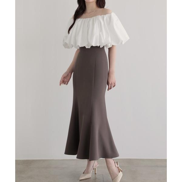 ZOZO問い合わせ番号:91946935ショップ:Fit more，フィットモアブランド:nouvellemoi，ヌーベルモイ商品名:ソフトマーメイドスカートカテゴリ:スカート>スカートブランド品番:n1p2202-2121素材:ポリ...