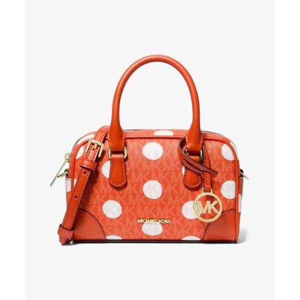 『セール実施中』ZOZO問い合わせ番号:91947093ショップ:MICHAEL KORS，マイケル・コースブランド:MICHAEL KORS，マイケルコース商品名:THOMPSON ポルカドット サッチェル エクストラスモール - MKシ...
