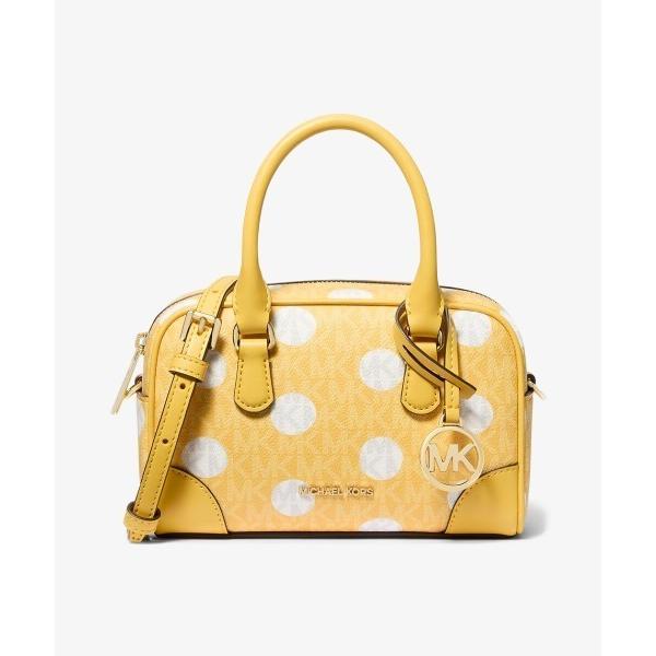 『セール実施中』ZOZO問い合わせ番号:91947094ショップ:MICHAEL KORS，マイケル・コースブランド:MICHAEL KORS，マイケルコース商品名:THOMPSON ポルカドット サッチェル エクストラスモール - MKシ...