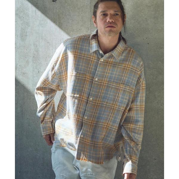 ZOZO問い合わせ番号:91966780ショップ:ONE DAY KMC，ワンデイケイエムシーブランド:ADAM PATEK，アダムパテック商品名:ADAMPATEK/check looose shirt（チェックルーズシャツ）カテゴリ:ト...