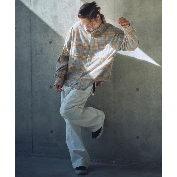 ZOZO問い合わせ番号:91973437ショップ:IO，イオブランド:ADAM PATEK，アダムパテック商品名:ADAMPATEK/check looose shirt（チェックルーズシャツ）/AP2515009カテゴリ:トップス>...