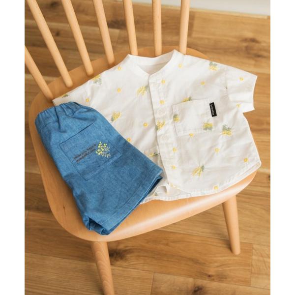 ※このアイテムは返品・交換対象外商品です。ZOZO問い合わせ番号:91978163ショップ:branshes，ブランシェスブランド:branshes，ブランシェス商品名:【ベビー/おそろい】ミモザ刺繍トップス＆ボトムスセットカテゴリ:ママ＆...