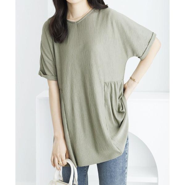 『タイムセール実施中』ZOZO問い合わせ番号:91979449ショップ:alotta，アロッタブランド:alotta，アロッタ商品名:楊柳カットソーギャザーチュニックカテゴリ:ワンピース/ドレス>チュニックブランド品番:272000素...