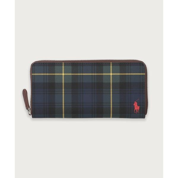 ZOZO問い合わせ番号:91979979ショップ:MYS select，エムワイエスセレクトブランド:POLO RALPH LAUREN，ポロ ラルフ ローレン商品名:ゴードンプリント ラウンドジップ ロングウォレットカテゴリ:財布/小物&...
