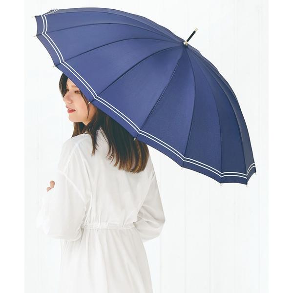 『タイムセール実施中』ZOZO問い合わせ番号:91980251ショップ:SETUP7，セットアップセブンブランド:SETUP7，セットアップセブン商品名:【SETUP7】16本骨 ラインボーダー雨傘 55cm NTカテゴリ:ファッション雑貨...