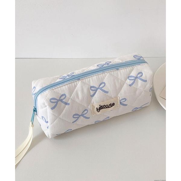 『タイムセール実施中』ZOZO問い合わせ番号:91981025ショップ:VIBGYOR，ヴィブジョーブランド:VIBGYOR，ヴィブジョー商品名:Liaa/リボン柄 ペンケース ポーチ A18550カテゴリ:雑貨/ホビー>ステーショナ...