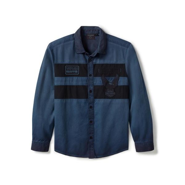 ZOZO問い合わせ番号:91982047ショップ:HARLEY-DAVIDSON，ハーレーダビッドソンブランド:Harley-Davidson，ハーレーダビッドソン商品名:アイアンボンド II 長袖シャツカテゴリ:トップス>シャツ/ブ...