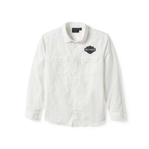 ZOZO問い合わせ番号:91982079ショップ:HARLEY-DAVIDSON，ハーレーダビッドソンブランド:Harley-Davidson，ハーレーダビッドソン商品名:バー＆シールド 無地長袖シャツカテゴリ:トップス>シャツ/ブラ...