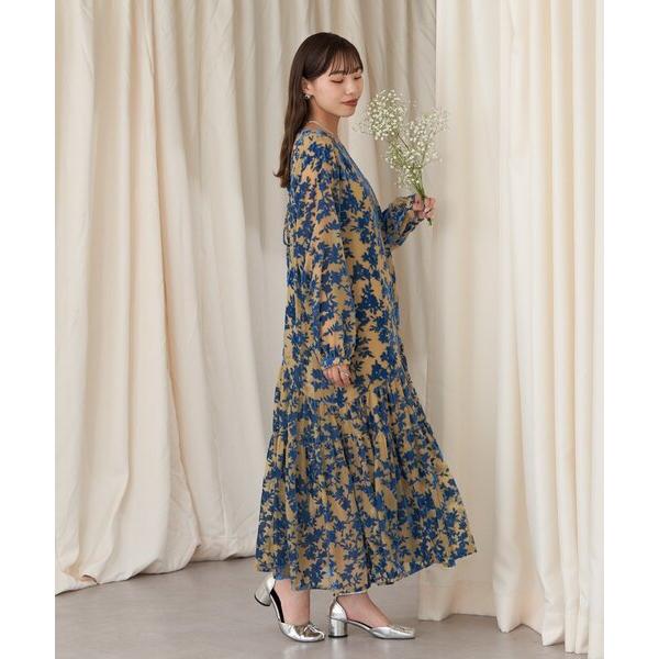 『タイムセール実施中』ZOZO問い合わせ番号:92016866ショップ:CIAOPANIC，チャオパニックブランド:CIAOPANIC，チャオパニック商品名:【前後2WAY】ベロアフラワーティアードワンピースカテゴリ:ワンピース/ドレス&g...